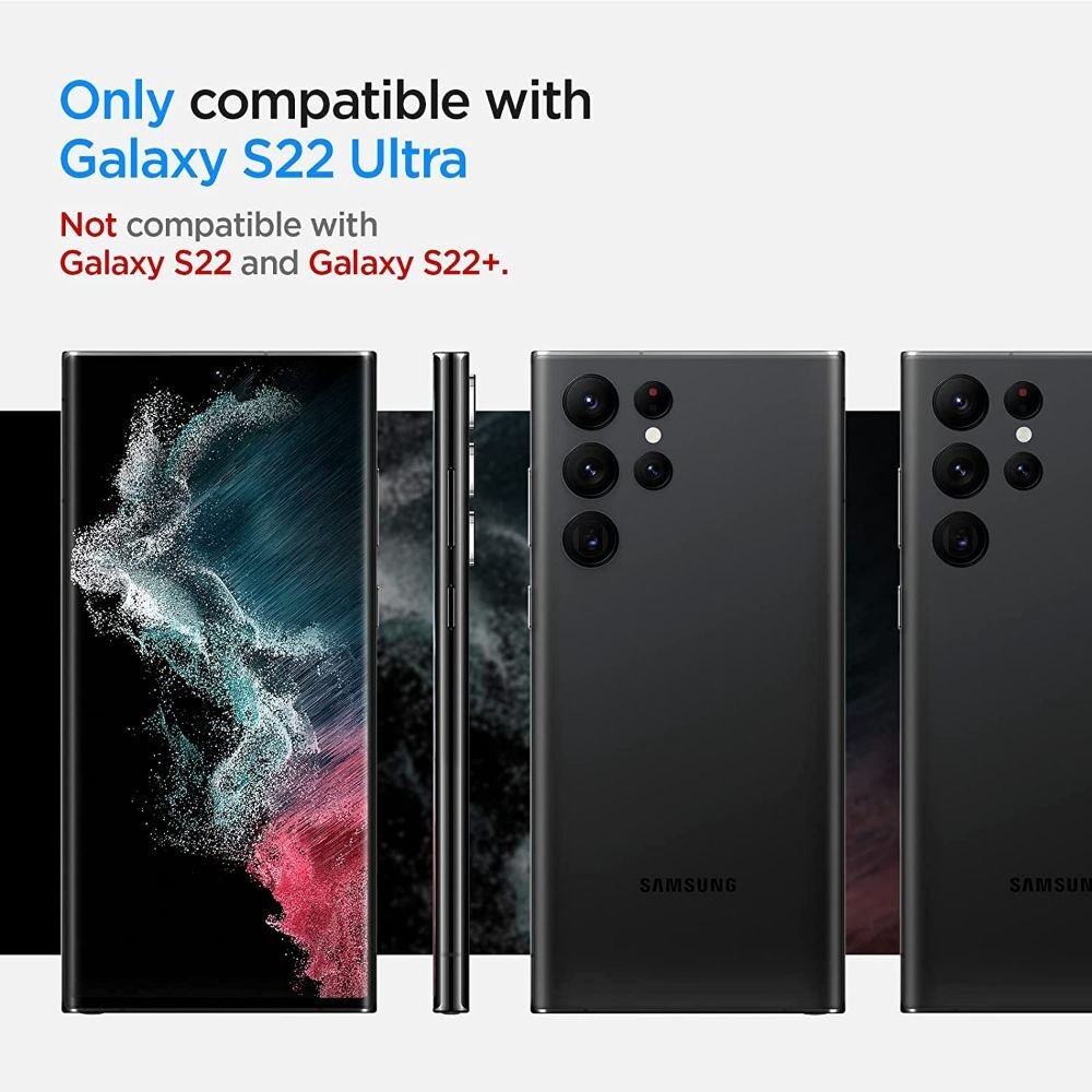 SPIGEN GLAS.tR EZ Fit Optik Pro 2PCS Camera Lens Protector for Galaxy ...