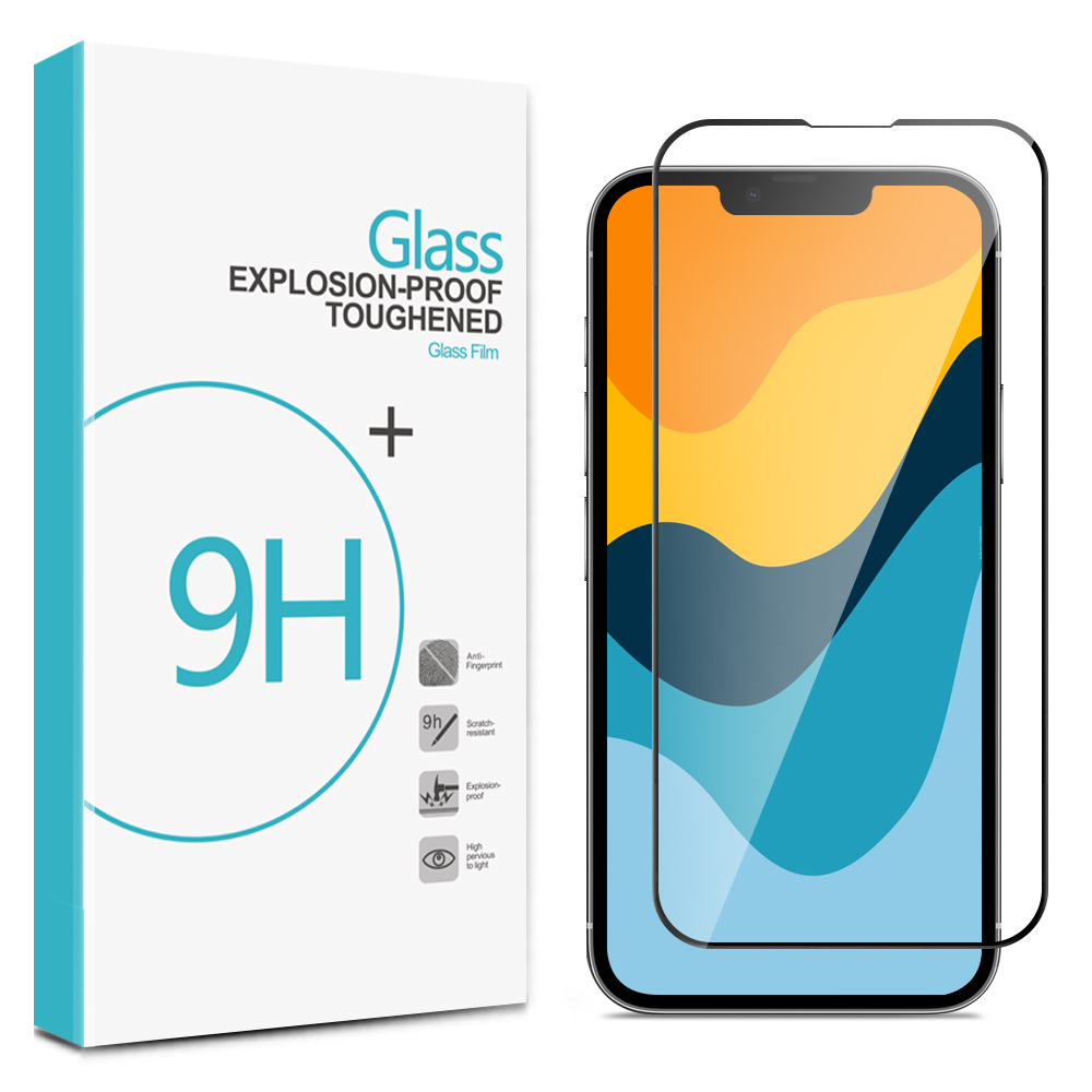 Full Cover Tempered Glass Screen Protector for iPhone 14