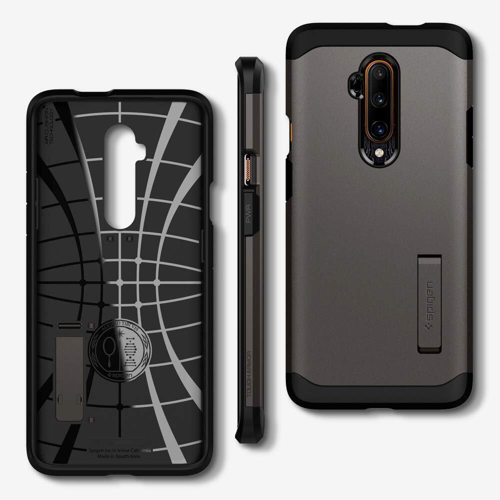 OnePlus 7T Pro Case, Genuine Spigen Tough Armor Heavy Duty Kickstand ...