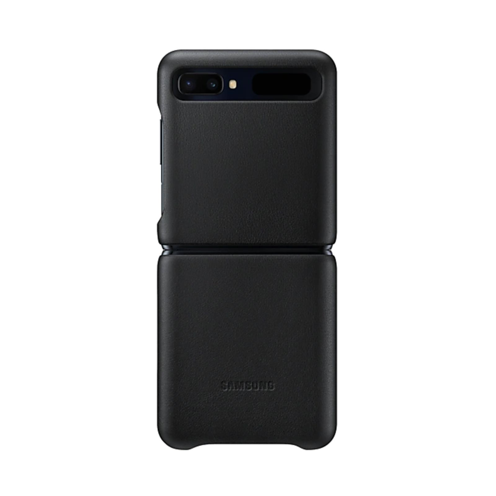 Genuine Original Samsung Galaxy Z Flip Leather Back Cover Case