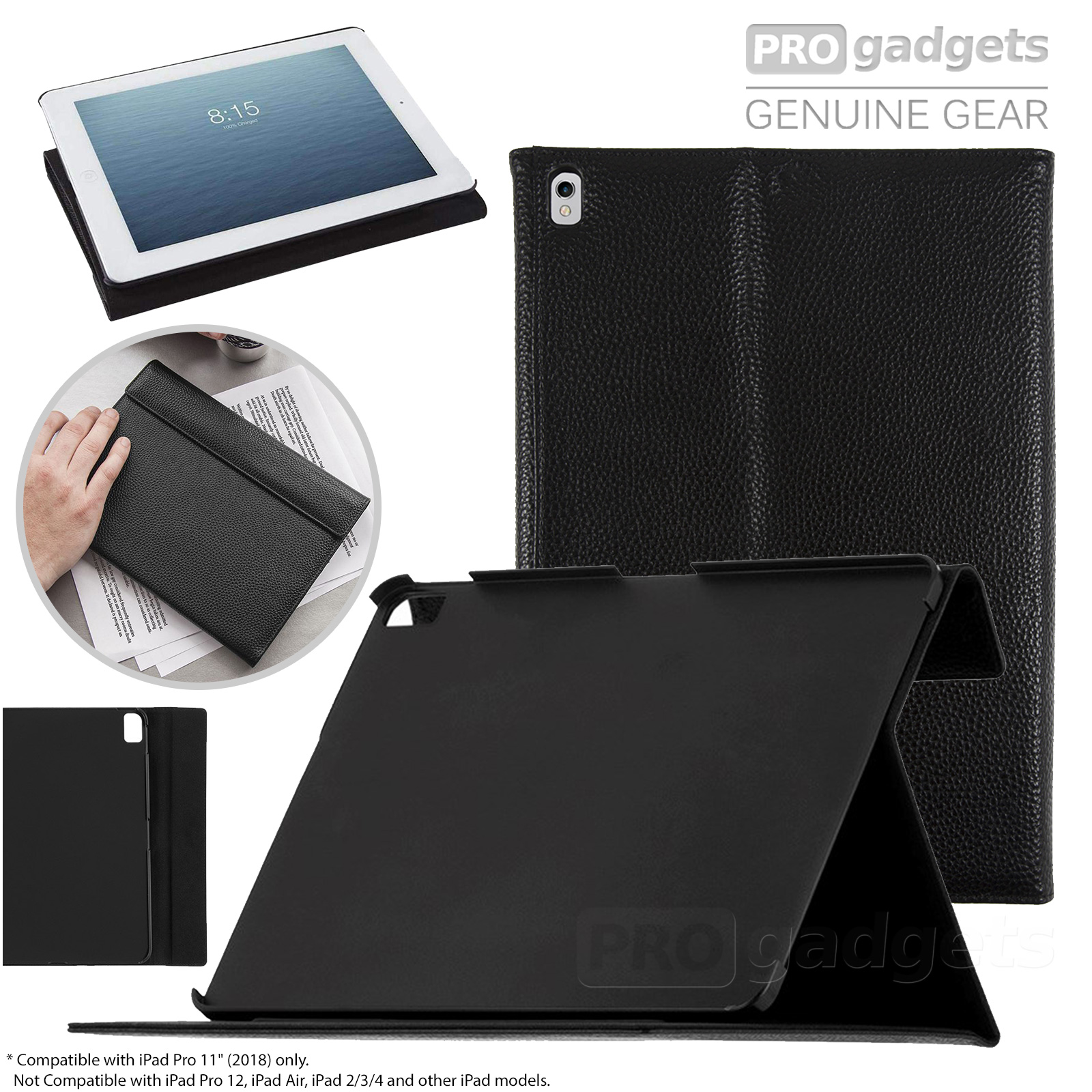 iPad Pro 11-inch 1st Gen (2018) Case, Genuine Case-Mate Venture Folio ...