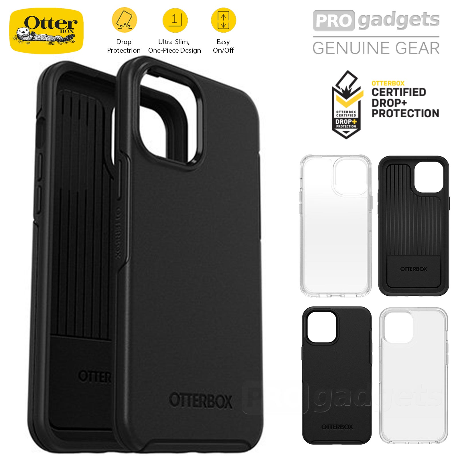 Genuine OTTERBOX Symmetry Slim Tough Hard Cover for Apple iPhone 12 Pro ...