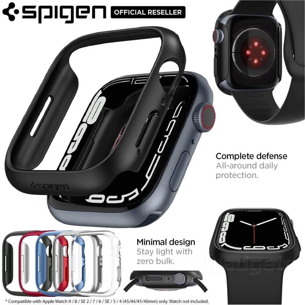 SPIGEN Thin Fit Case for Apple Watch Series 9/8/7 (45mm)