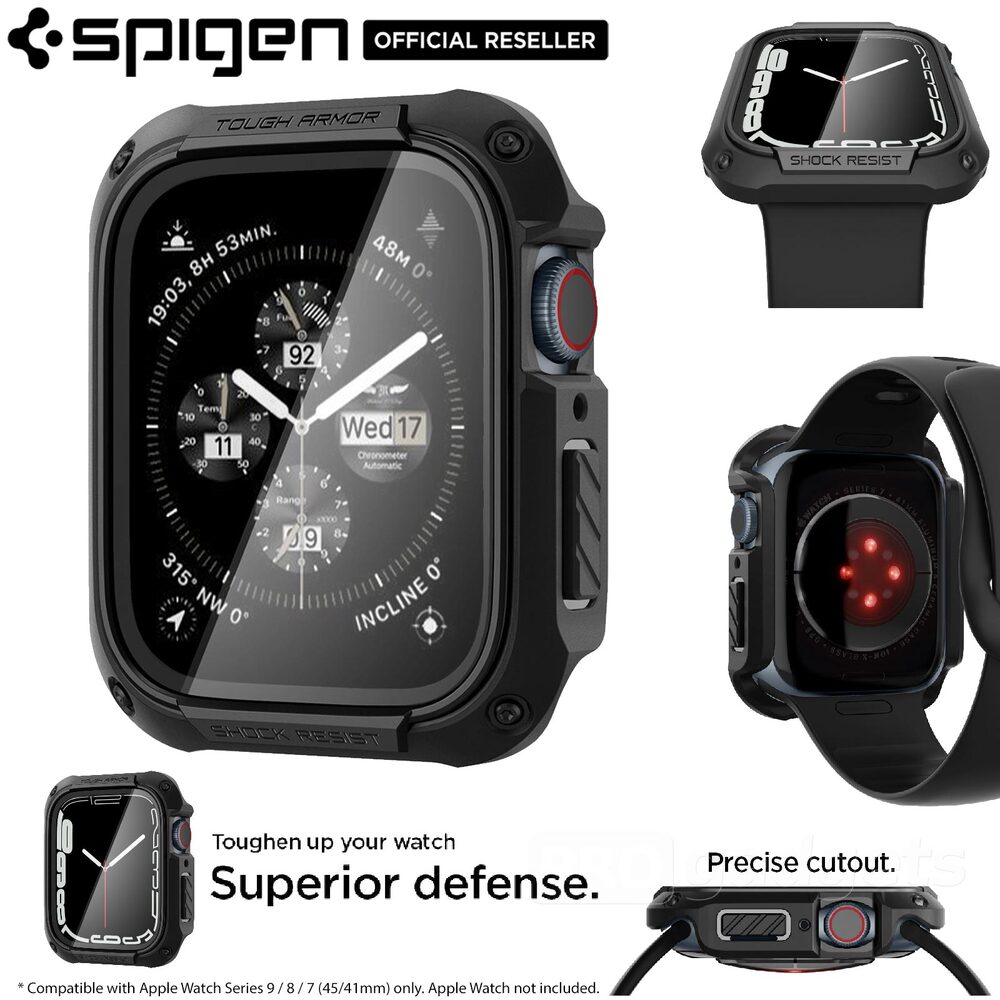 SPIGEN Tough Armor Case for Apple Watch Series 9/8/7 (45mm)