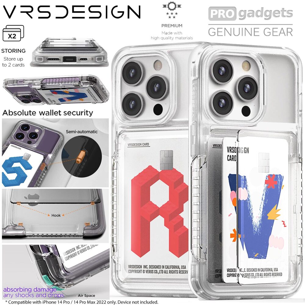 VRS DESIGN Neo Flip Case for iPhone 14 Pro Max