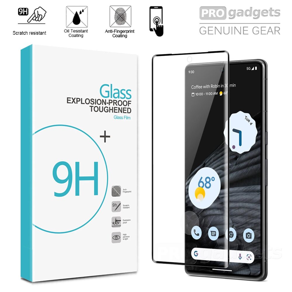 Full Cover Tempered Glass Screen Protector for Google Pixel 7 Pro