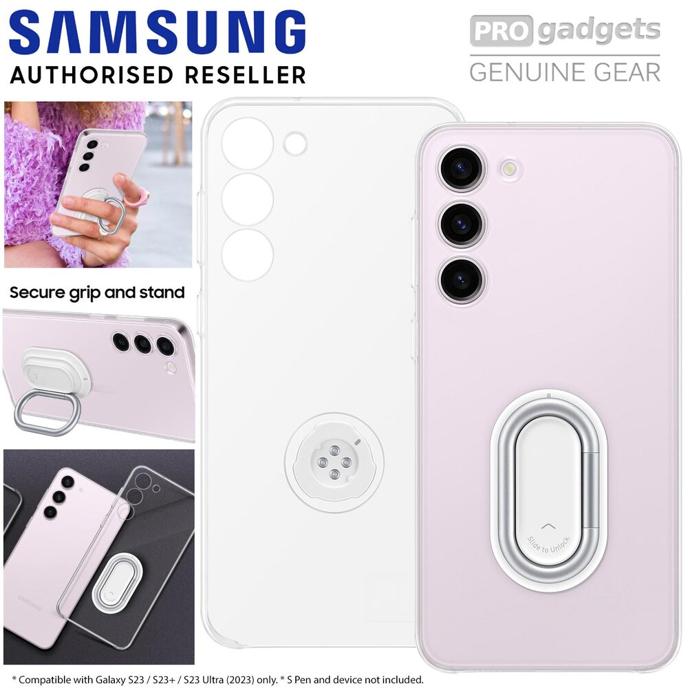 Samsung Clear Gadget Case for Galaxy S23 Plus