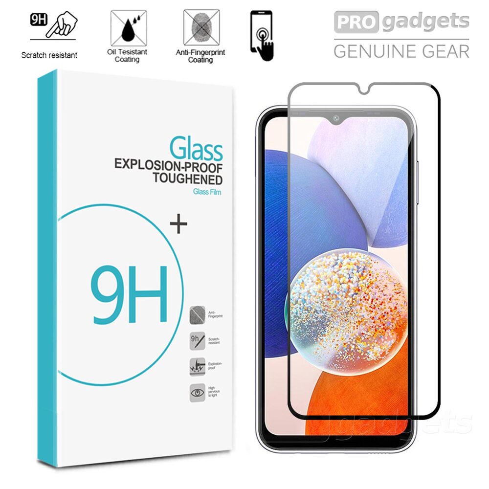 Full Cover Tempered Glass Screen Protector for Galaxy A14 5G
