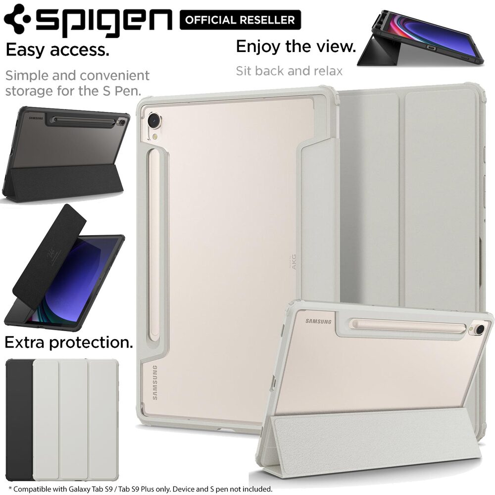 SPIGEN Ultra Hybrid Pro Case for Galaxy Tab S10 Plus / S9 Plus 12.4