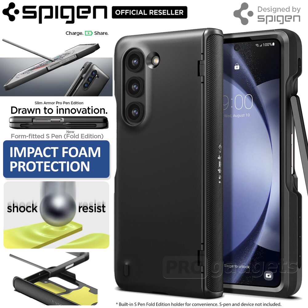 SPIGEN Slim Armor Pro S Pen Holder Case for Samsung Galaxy Z Fold 5