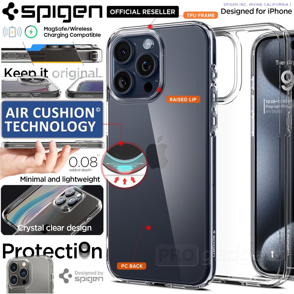 SPIGEN Ultra Hybrid Crystal Case for iPhone 15 Pro