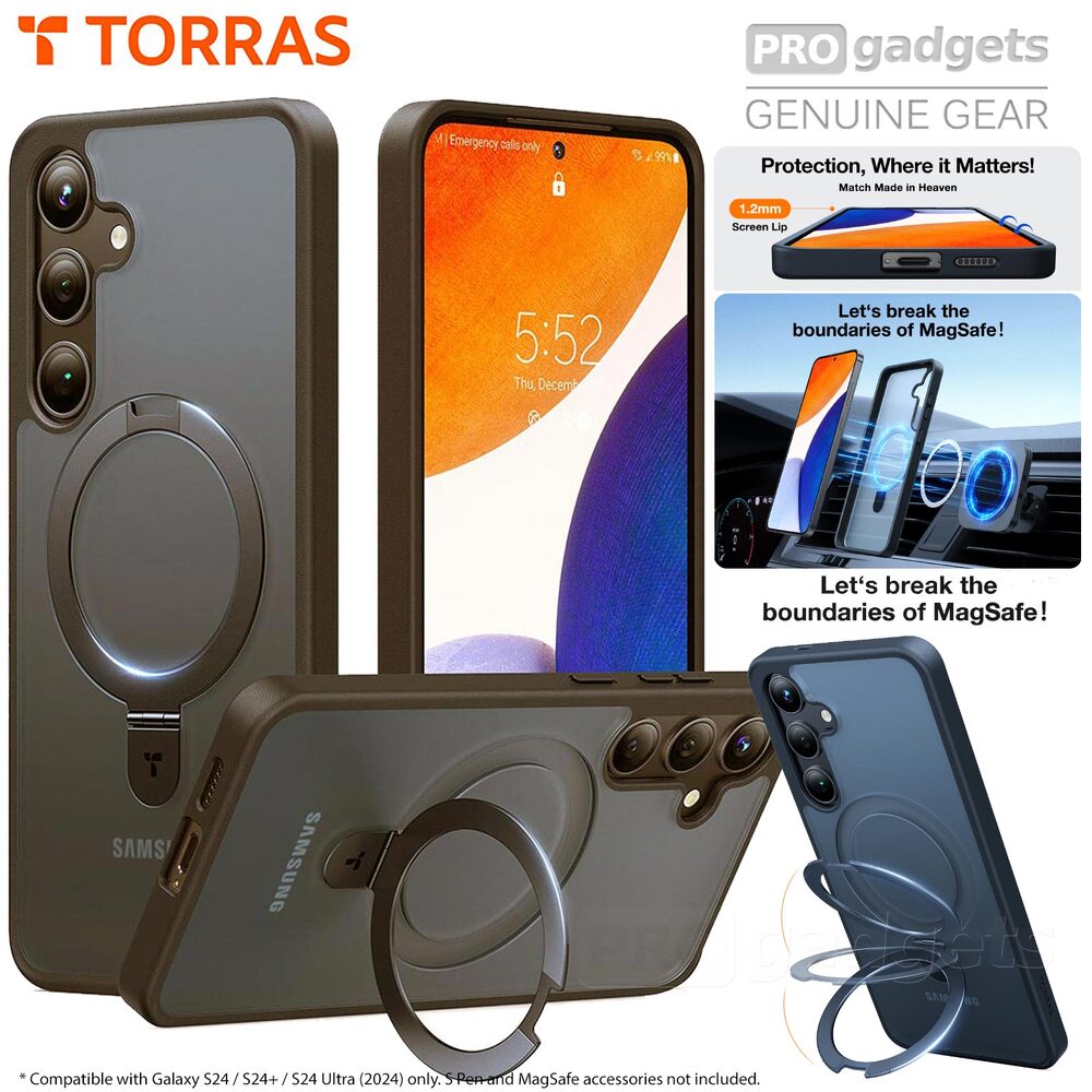 TORRAS UPRO Magnetic Ostand MagSafe Compatible Case for Galaxy S24