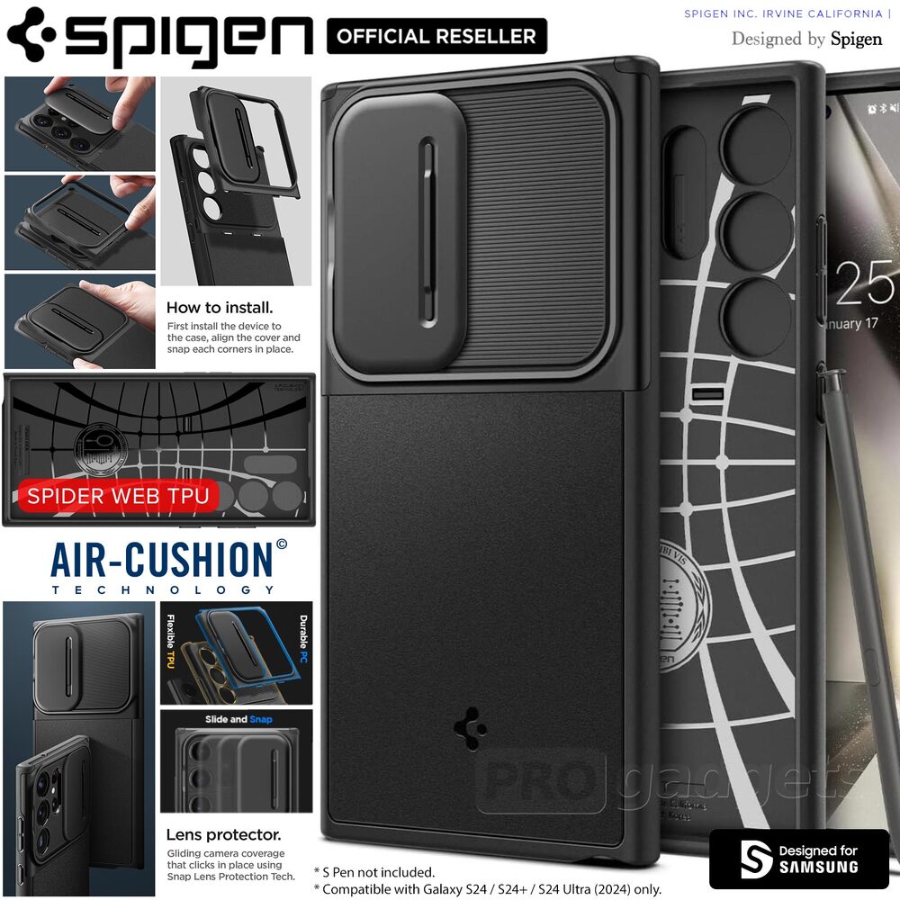 SPIGEN Optik Armor Case for Galaxy S24 Ultra