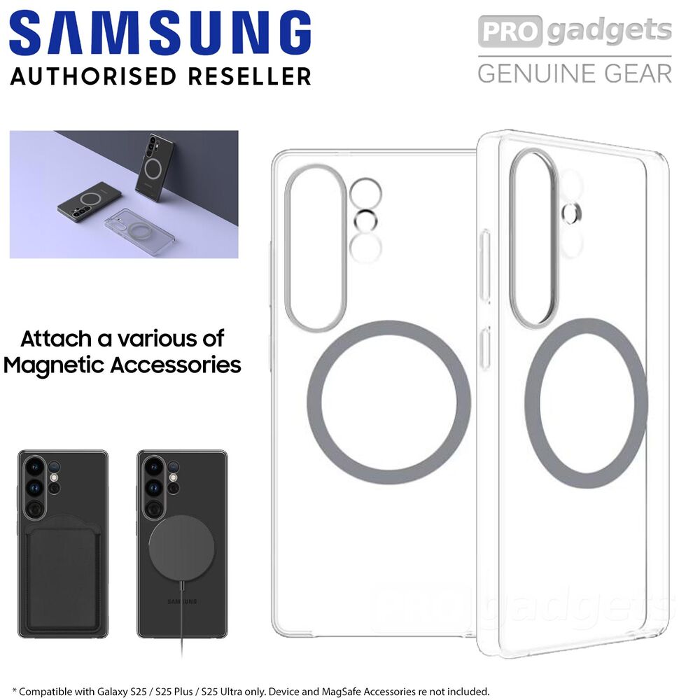 Samsung Clear Magnetic MagSafe Compatible for Galaxy S25 Ultra Case